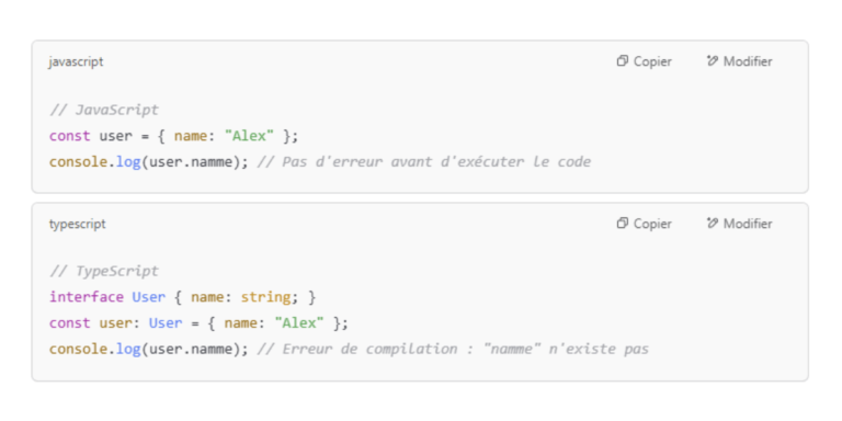 TypeScript Vs JavaScript : Quelles Différences