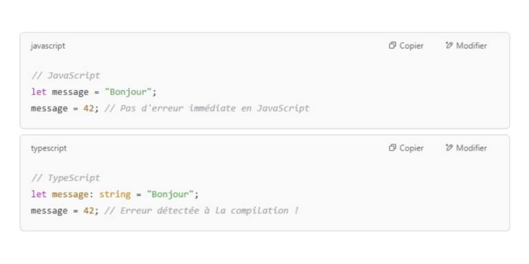 TypeScript Vs JavaScript : Quelles Différences